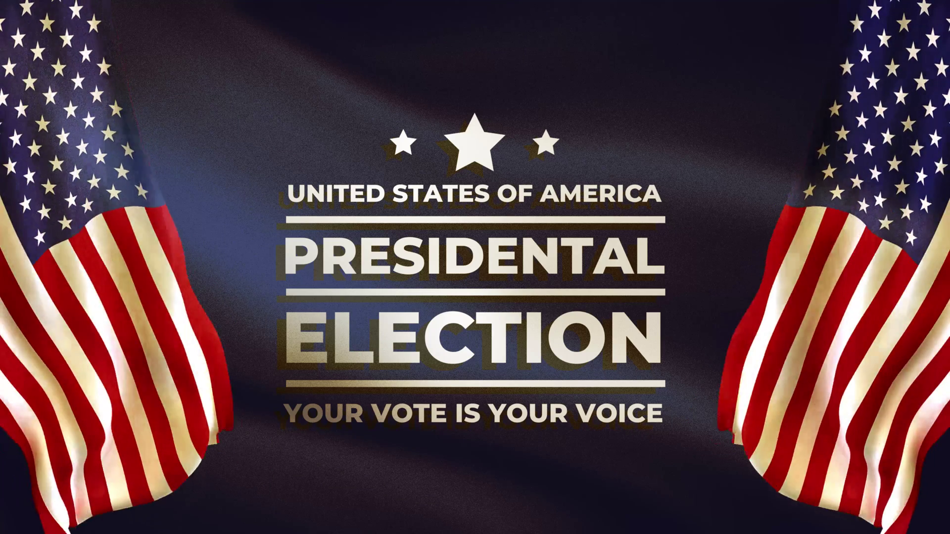 Presidential Election Background With Usa Stock Motion Graphics SBV ...