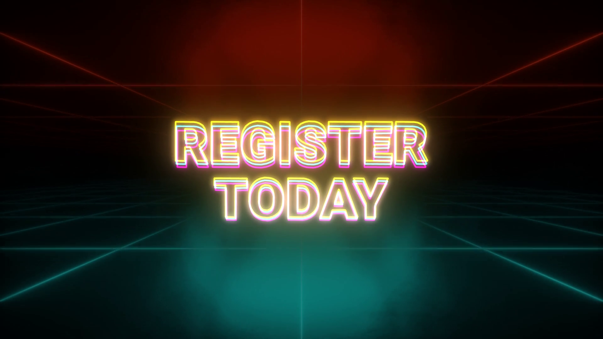Register Today Animation Retro Background Stock Footage SBV-347696850 ...