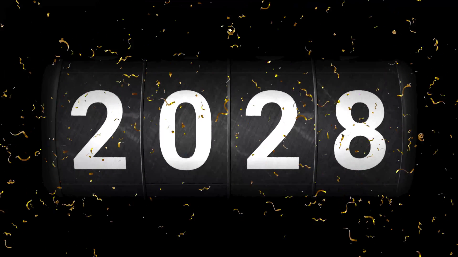Running Odometer New Year 2028 Stock Motion Graphics SBV-349271288 ...