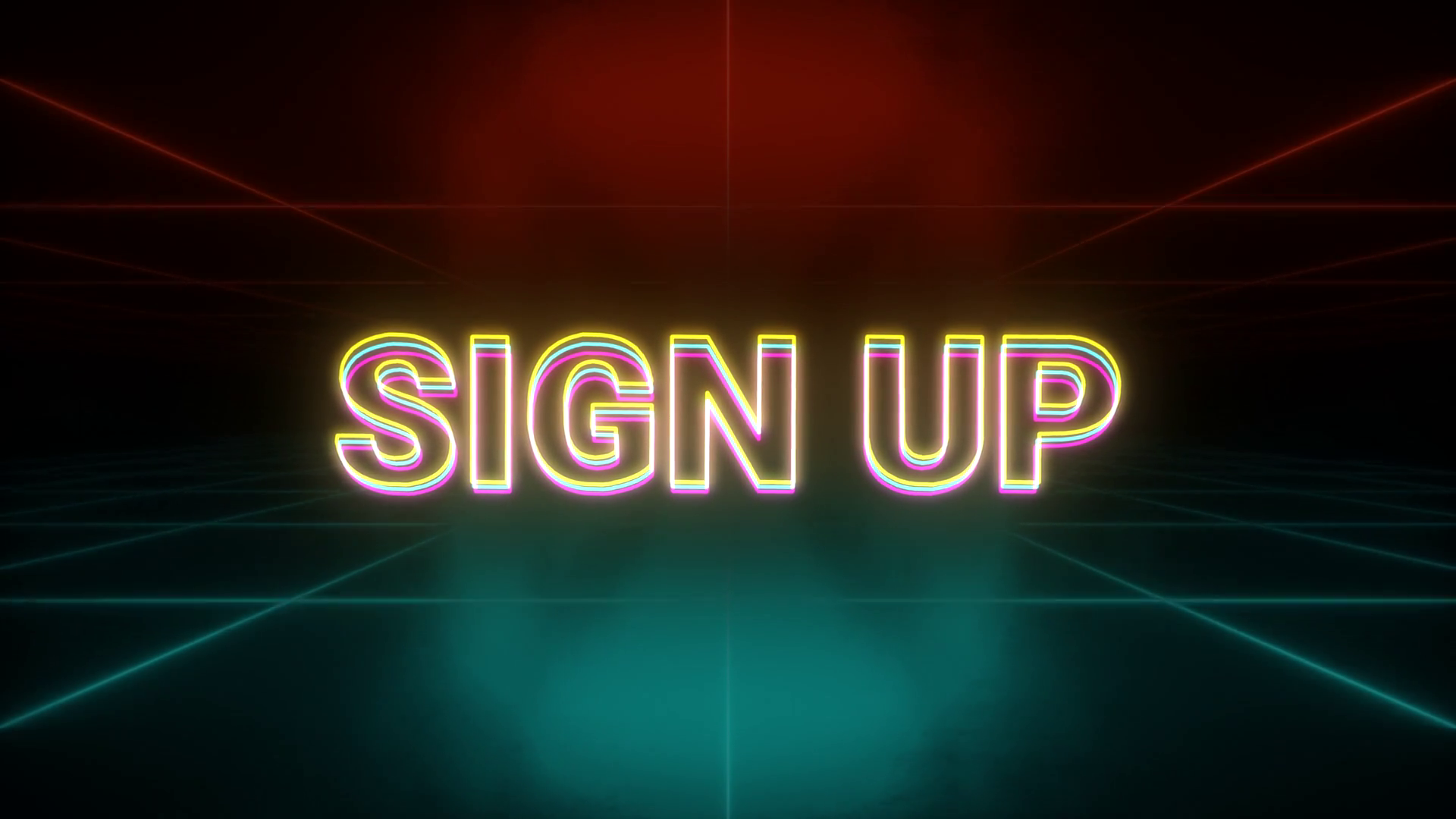 Sign Up Animation Retro Background Stock Footage SBV-348379865 ...