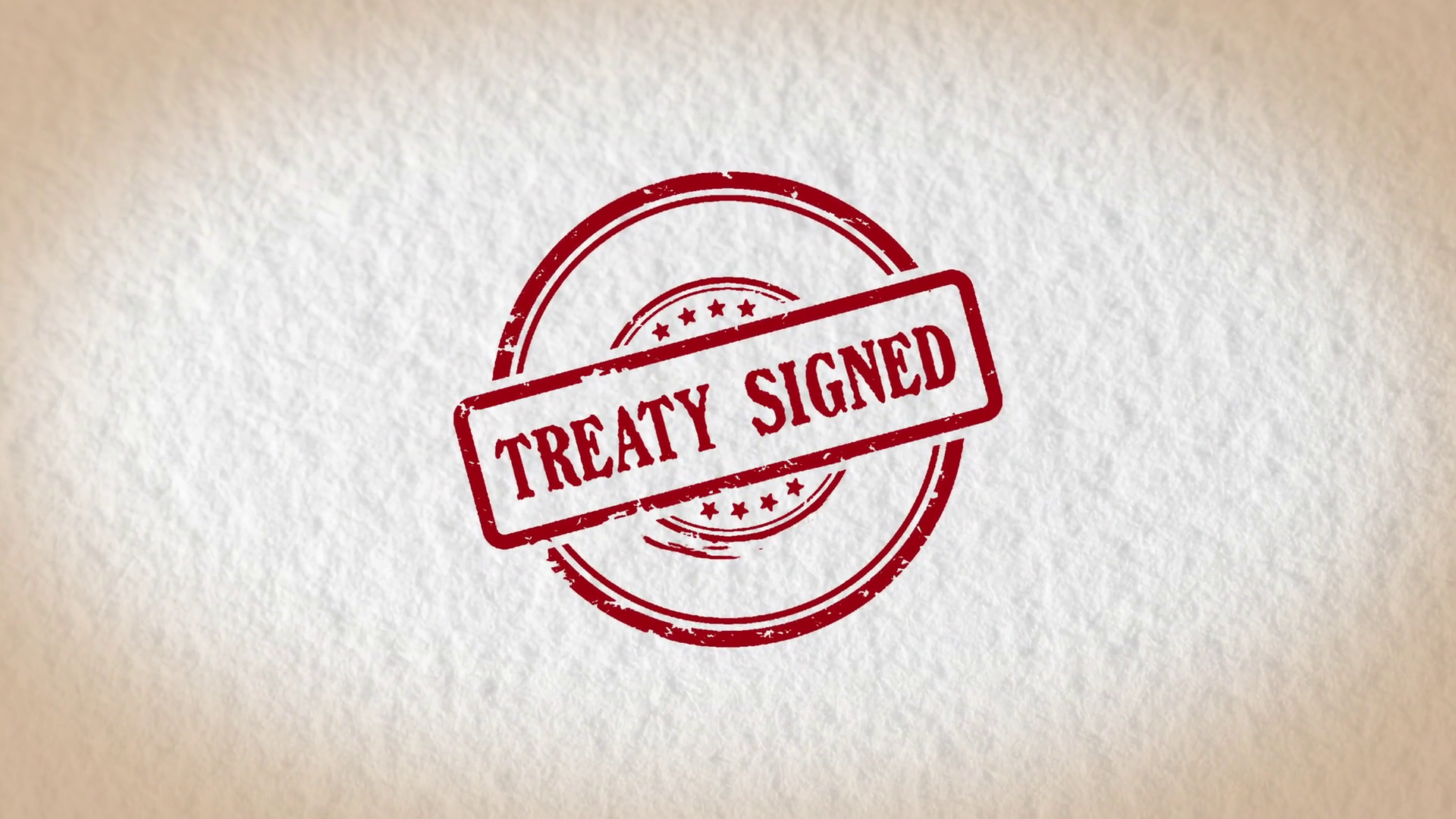 Treaty Signed Stamp Style Word Stock Footage SBV-353014360 - Storyblocks