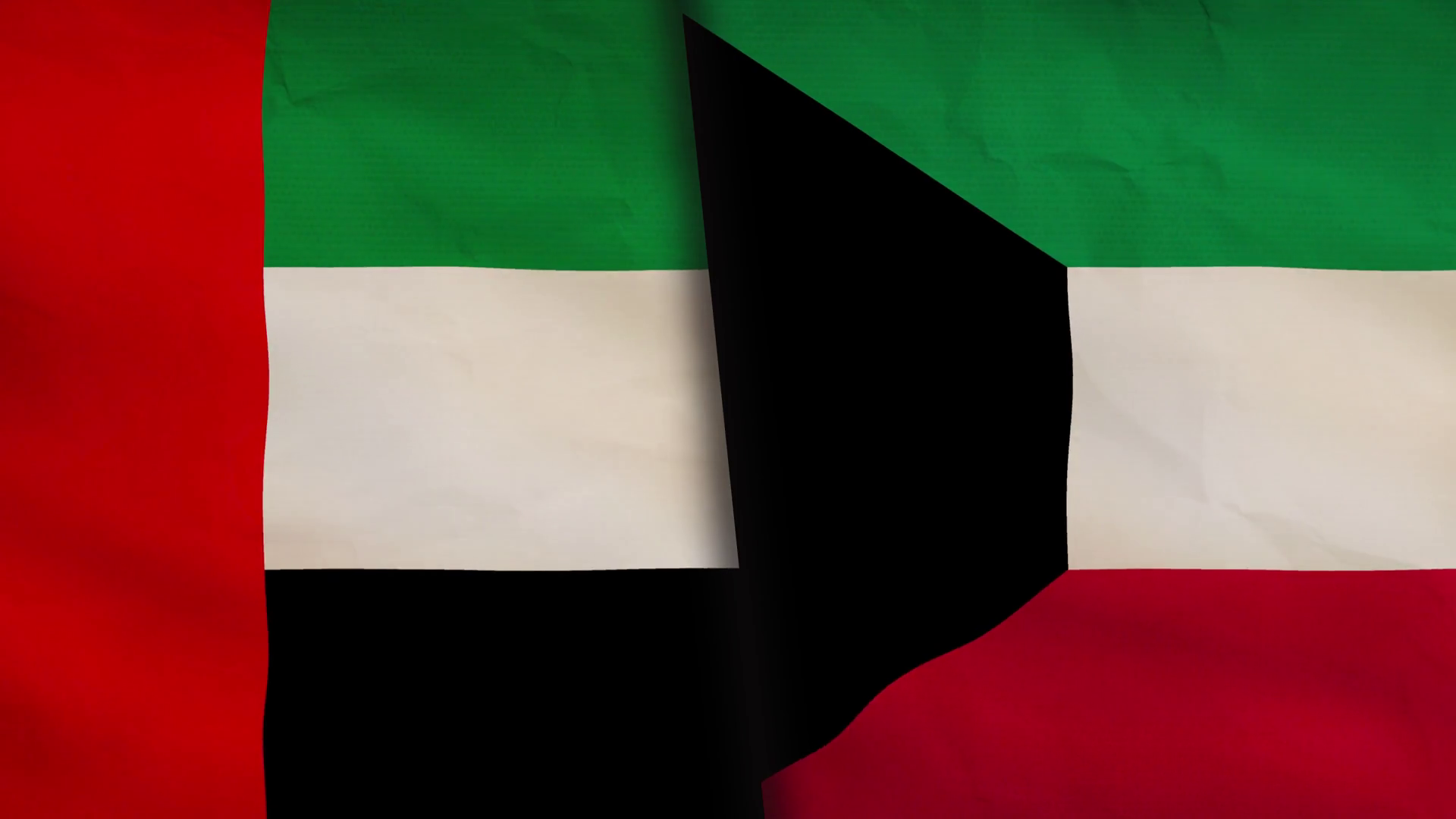 Uae Kuwait Flag Stock Footage SBV-348741800 - Storyblocks