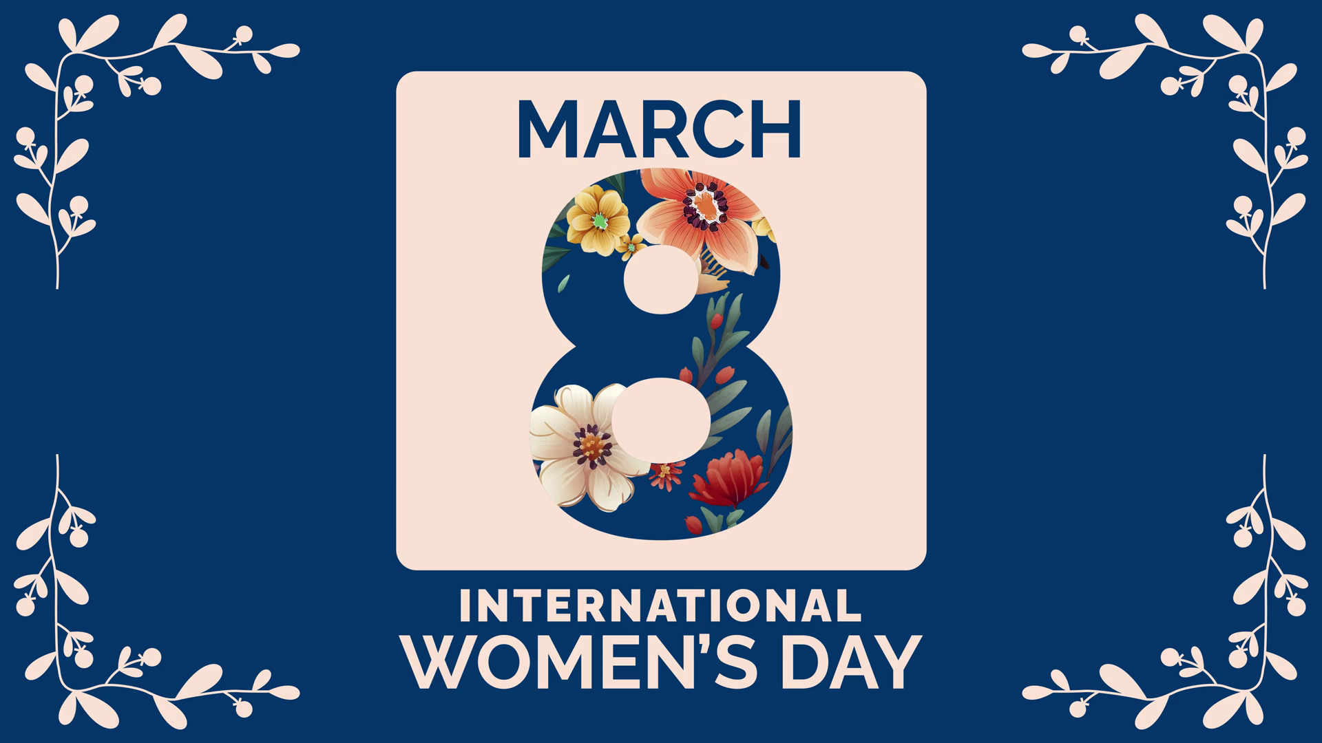 March 8 International Women's Day Stock Motion Graphics SBV-348777350 ...
