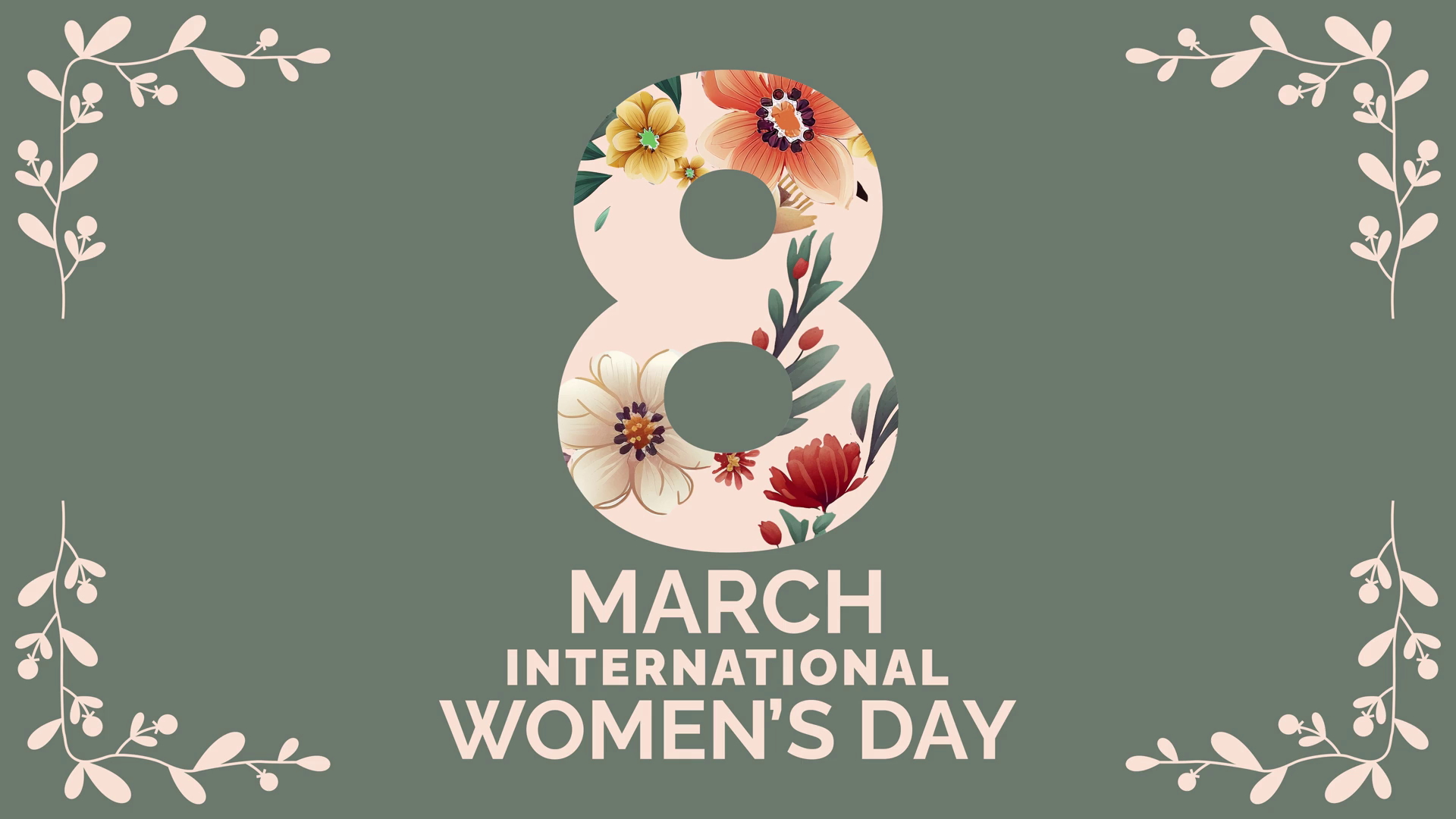 March 8 International Women's Day Stock Motion Graphics SBV-348777351 ...
