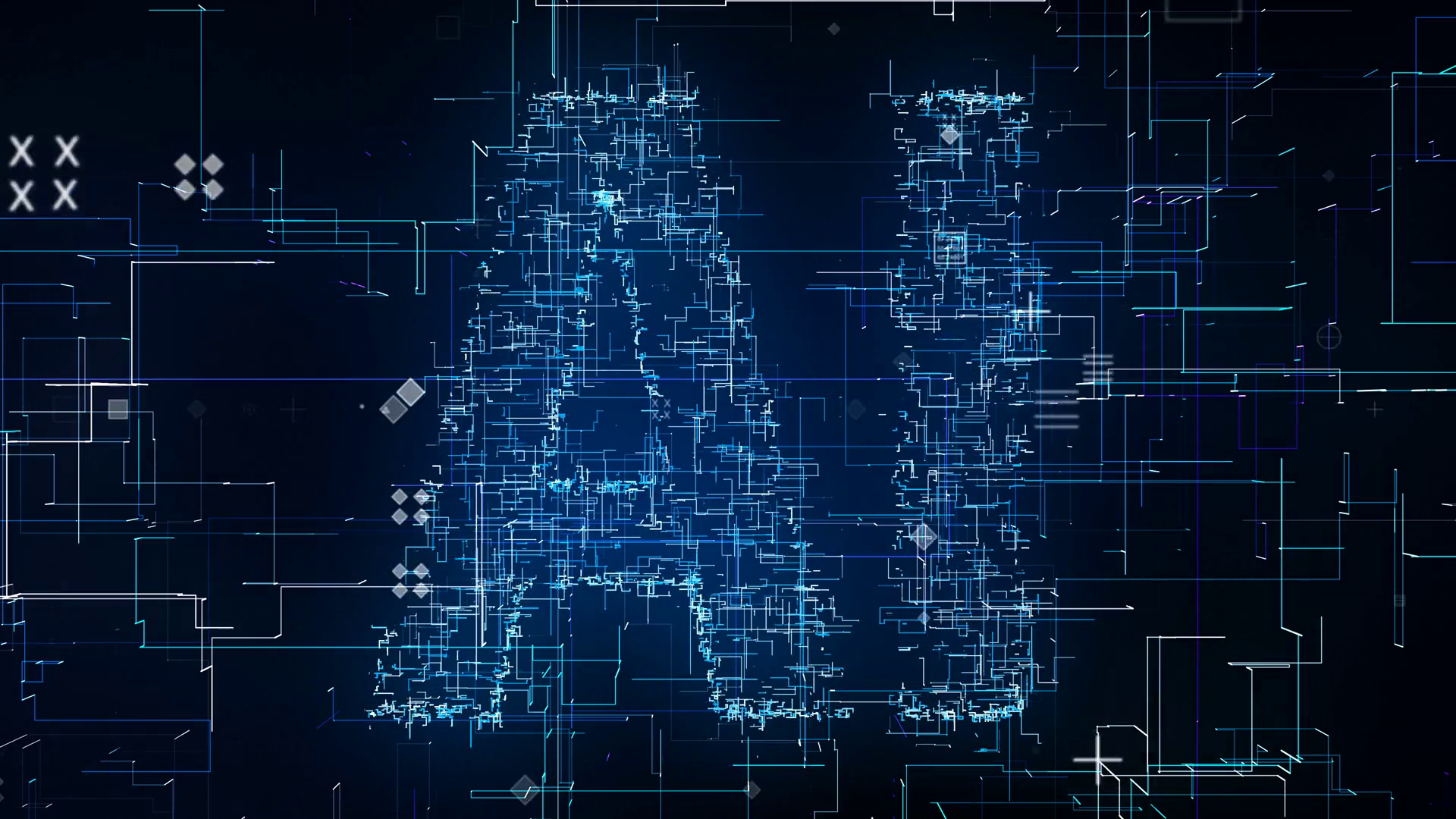 Ai Letters Animation Of Glowing Symbols In Stock Footage SBV-351935353 ...