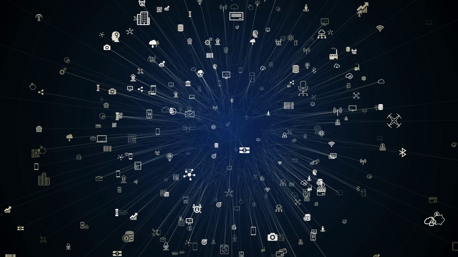 Internet Of Things Slow Motion Lot Of Stock Motion Graphics SBV ...