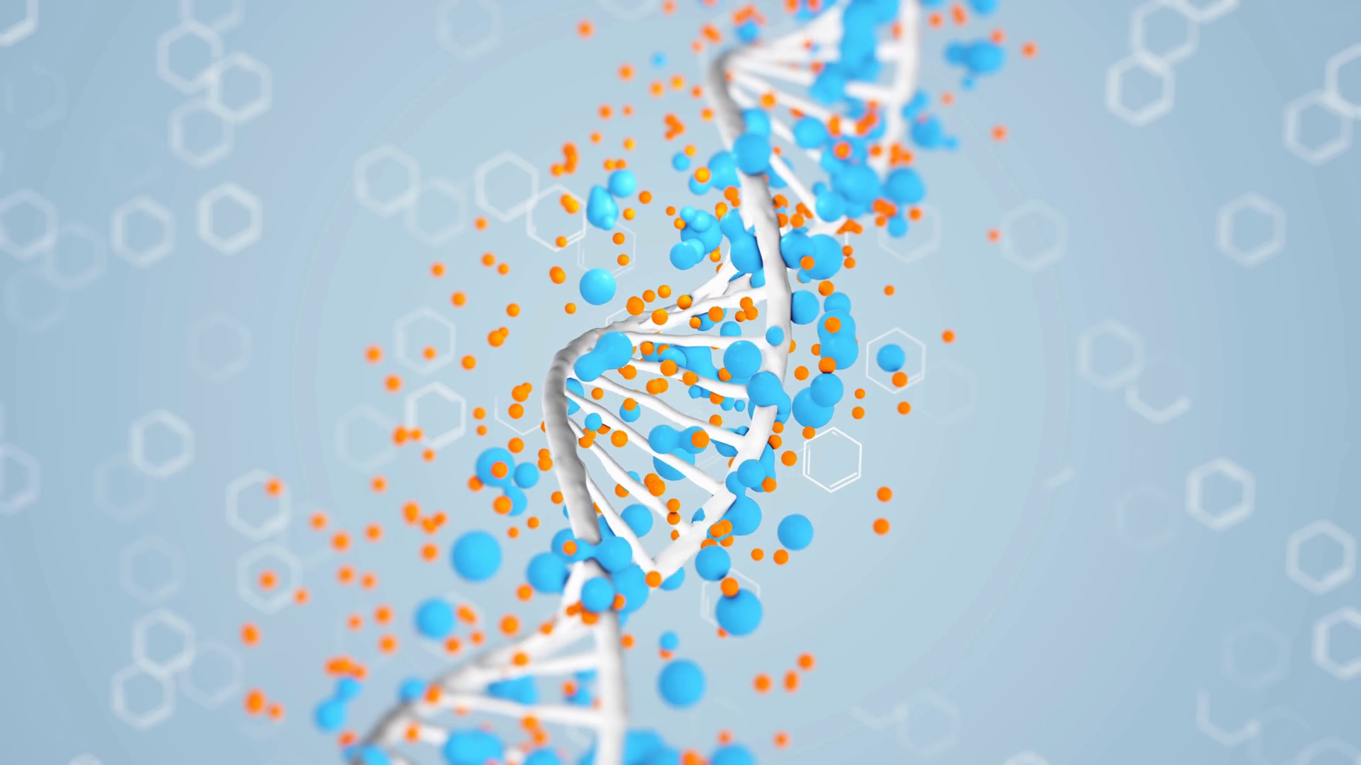 3d Animation Of Rotating Analyzing Dna Stock Motion Graphics SBV ...