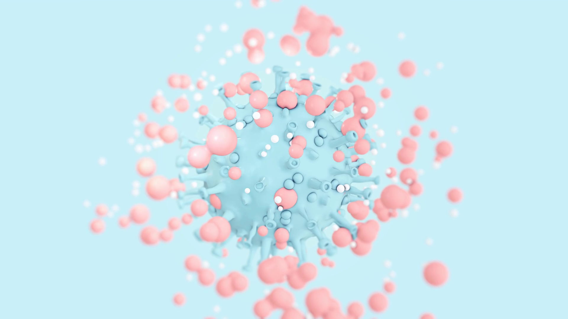 3d Animation Of Rotating Coronavirus Stock Motion Graphics SBV ...