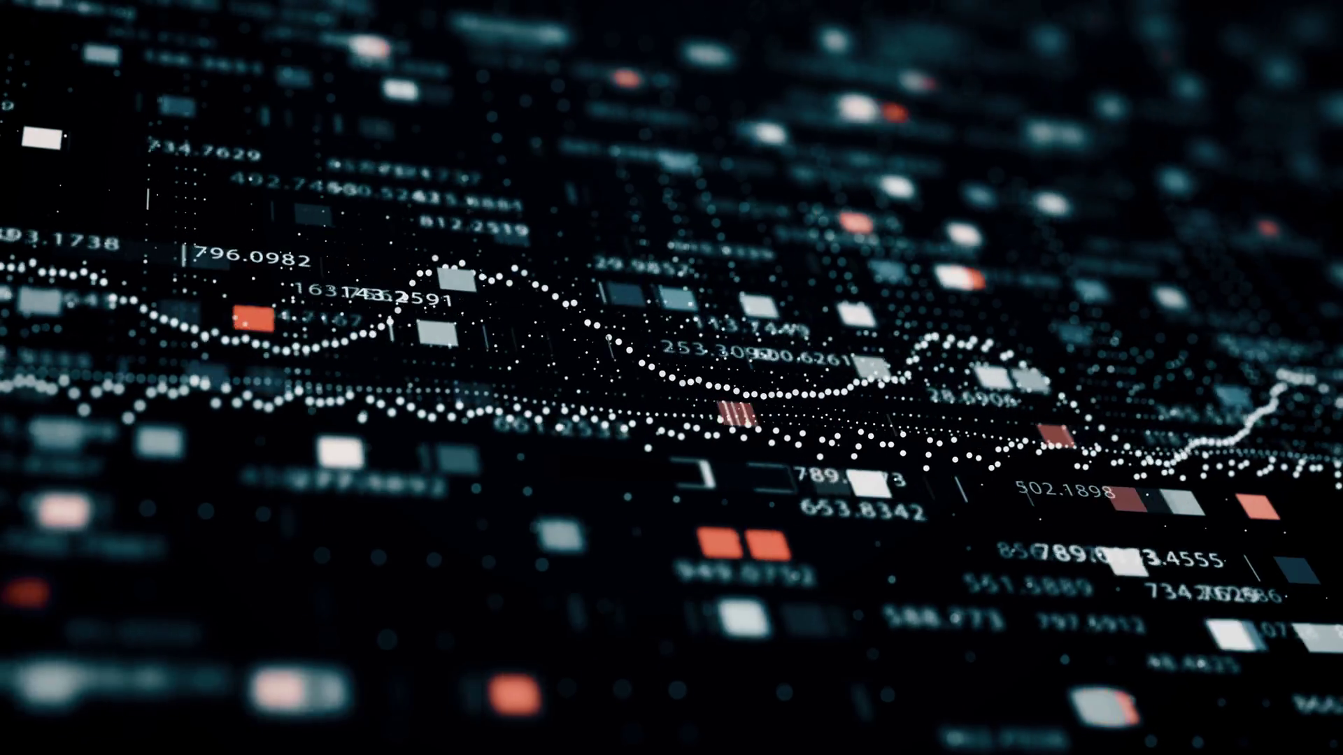 Animation Of Volatile Charts Flowing Stock Motion Graphics SBV ...