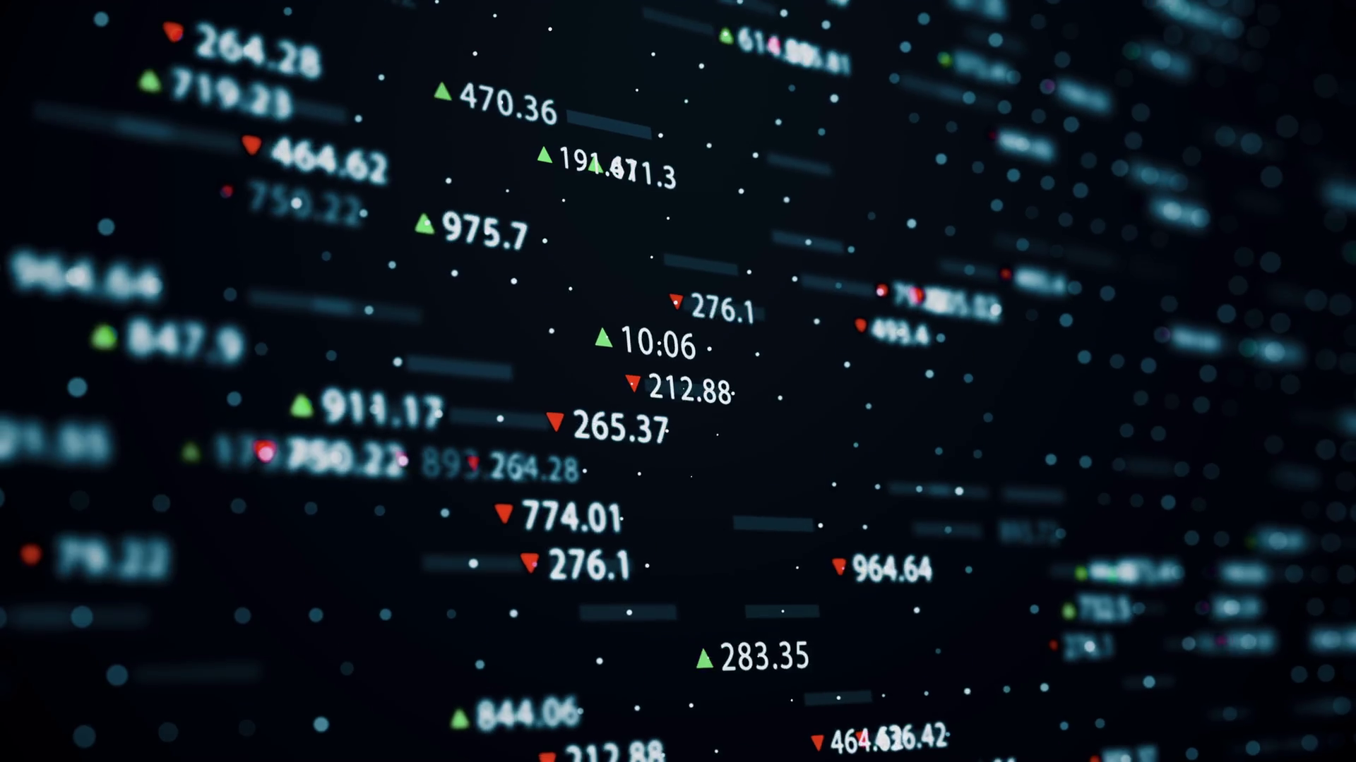 Abstract Financial Animation With Volatile Stock Motion Graphics SBV ...