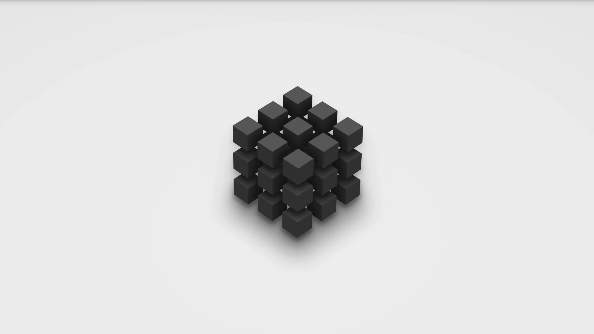 Abstract 3d Rendering Of Array Of Cube Shape Stock Motion Graphics SBV ...