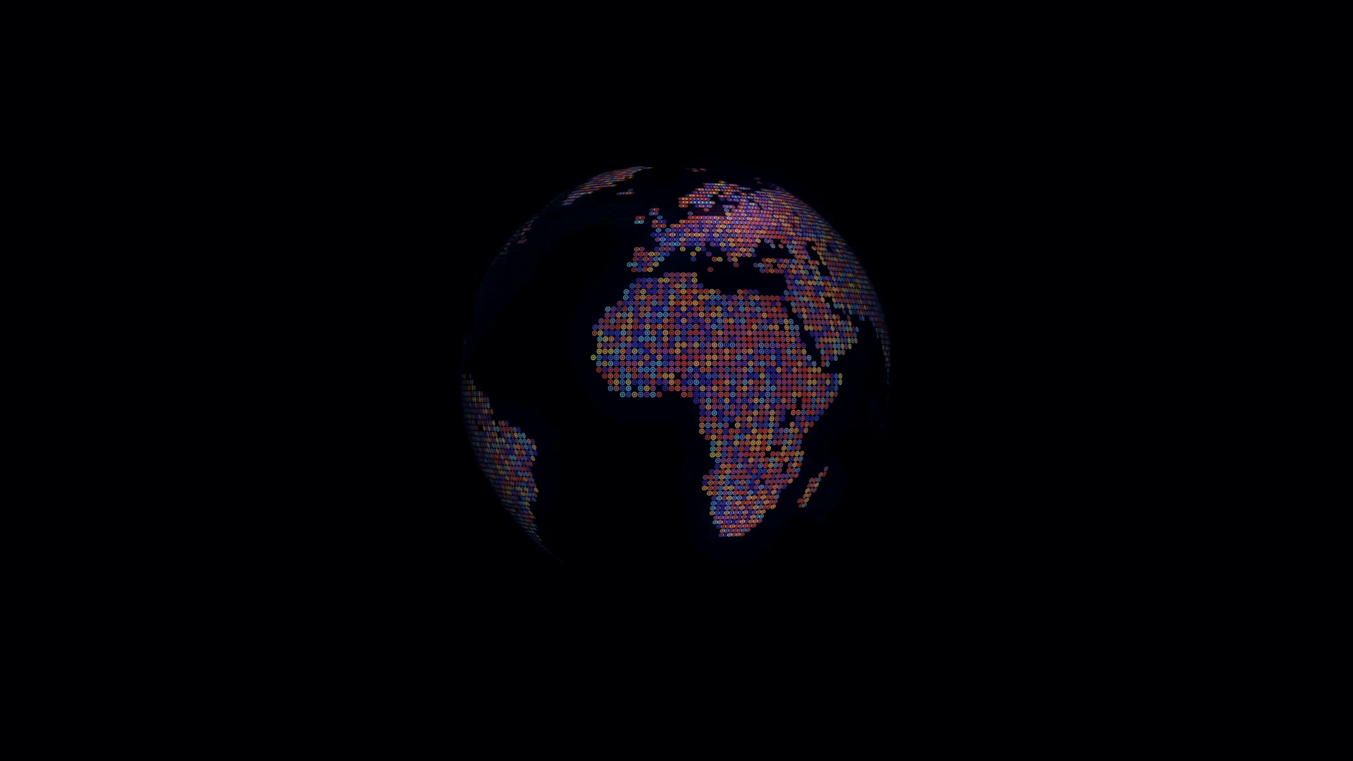 Animation Of Spinning Globe Of Earth Planet Stock Motion Graphics SBV ...