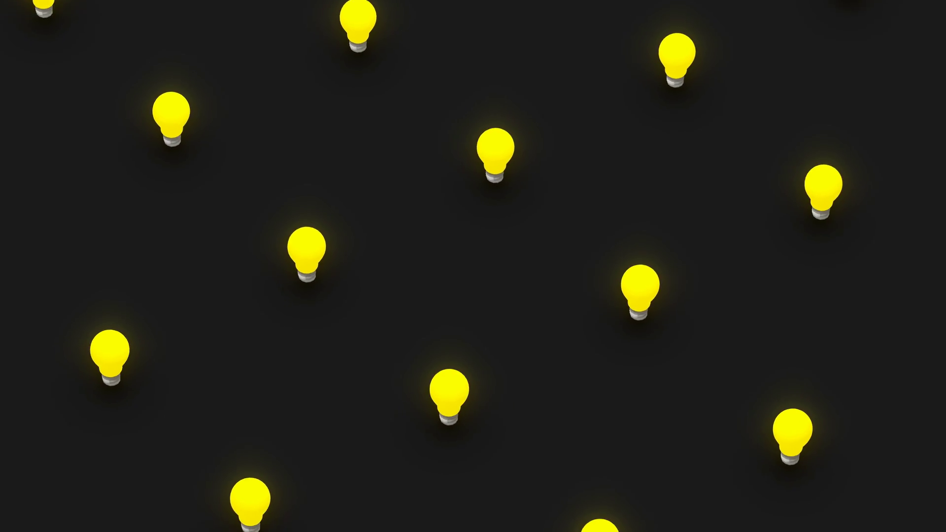 Abstract 3d Render Of Light Bulb Objects In Stock Motion Graphics SBV ...