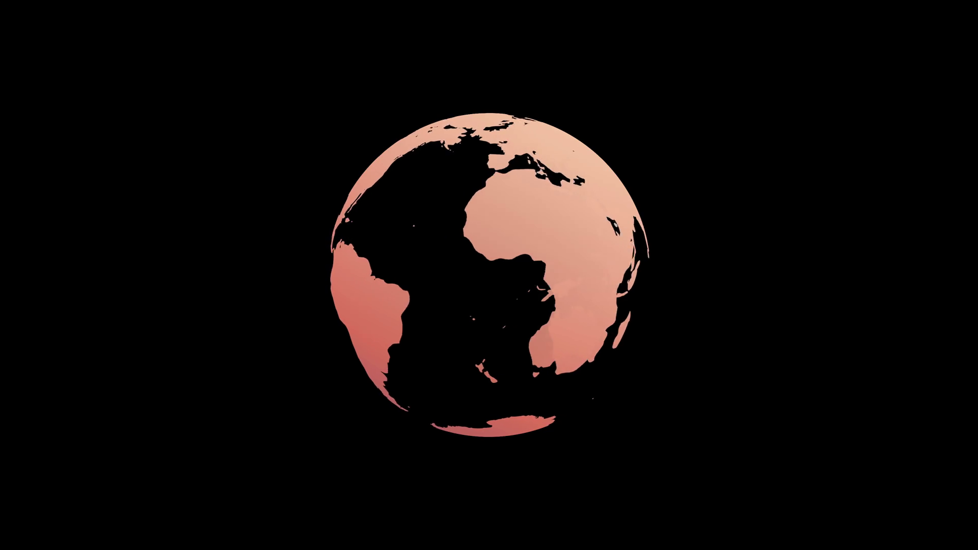 Animation Of Rotating Globe Of Earth Planet Stock Motion Graphics SBV ...