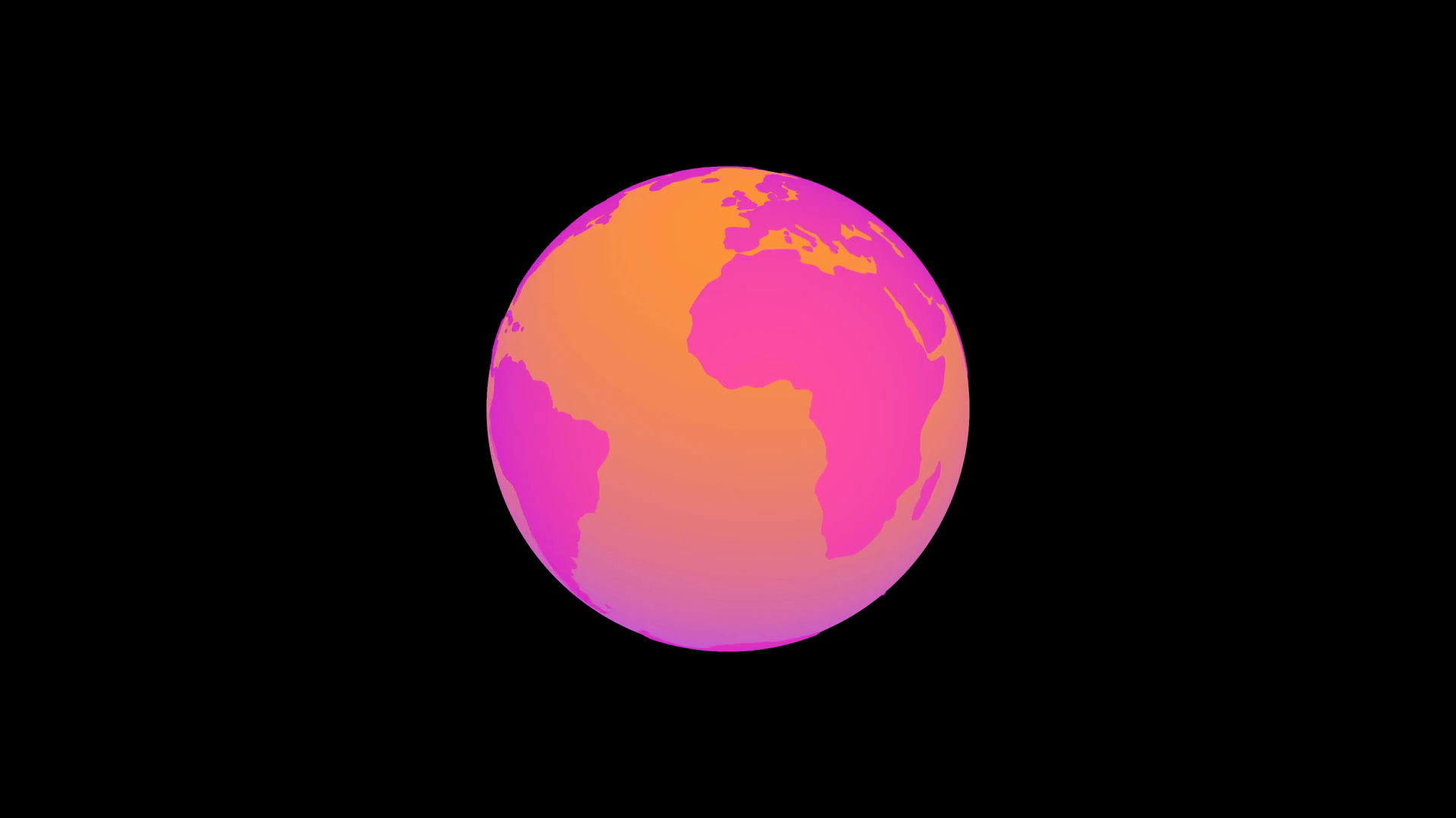 3d Simple Animation Of Rotating Globe Of Stock Motion Graphics SBV ...