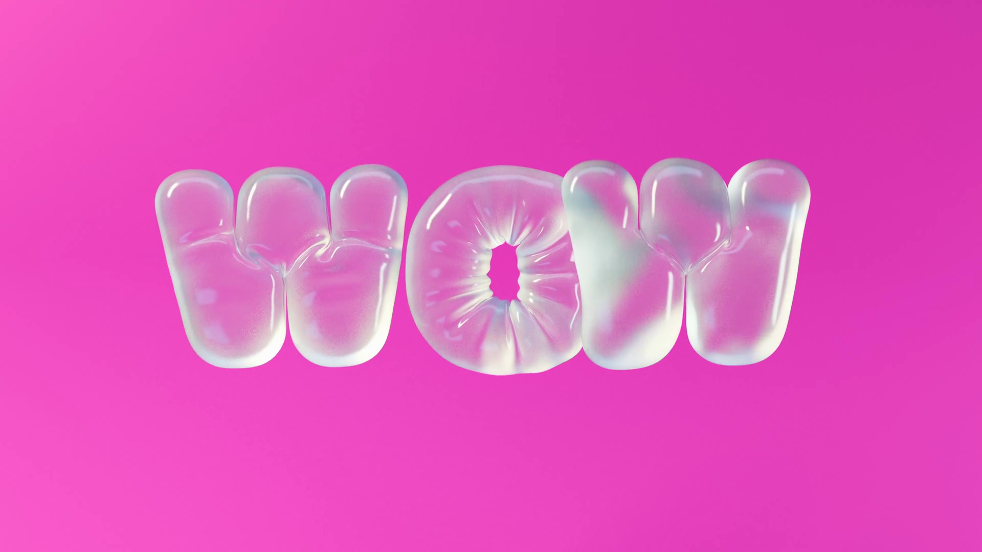 3d Render Of Wow Letters In Form Of Stock Motion Graphics SBV-348781154 ...