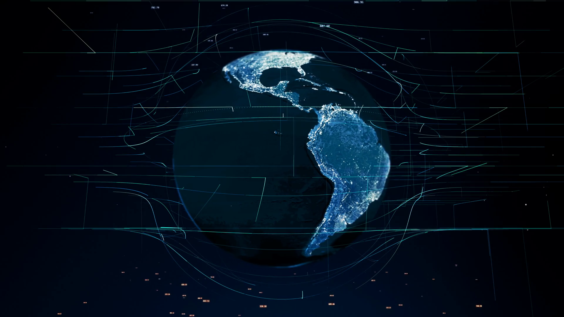 Global Digital World Abstract 3d Rendering Stock Motion Graphics SBV ...