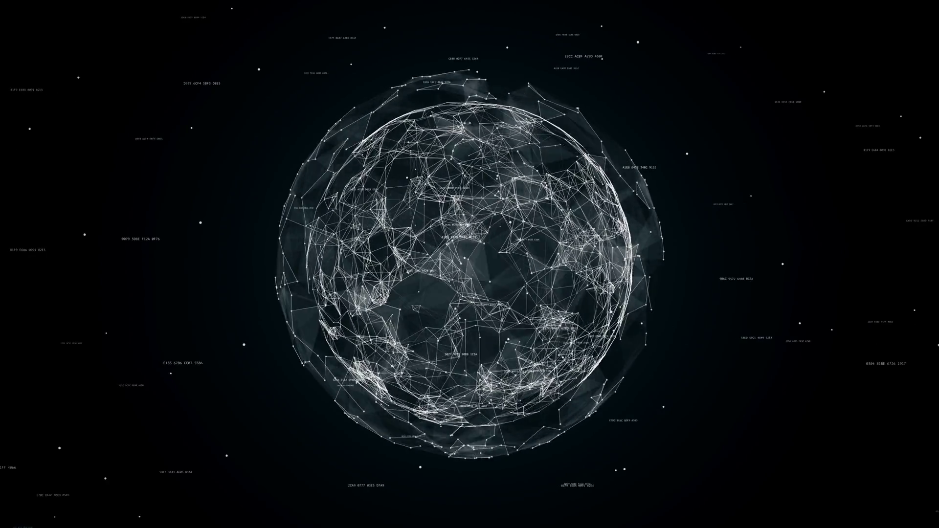 Sphere In Sphere Global Network In Protected Stock Motion Graphics SBV ...