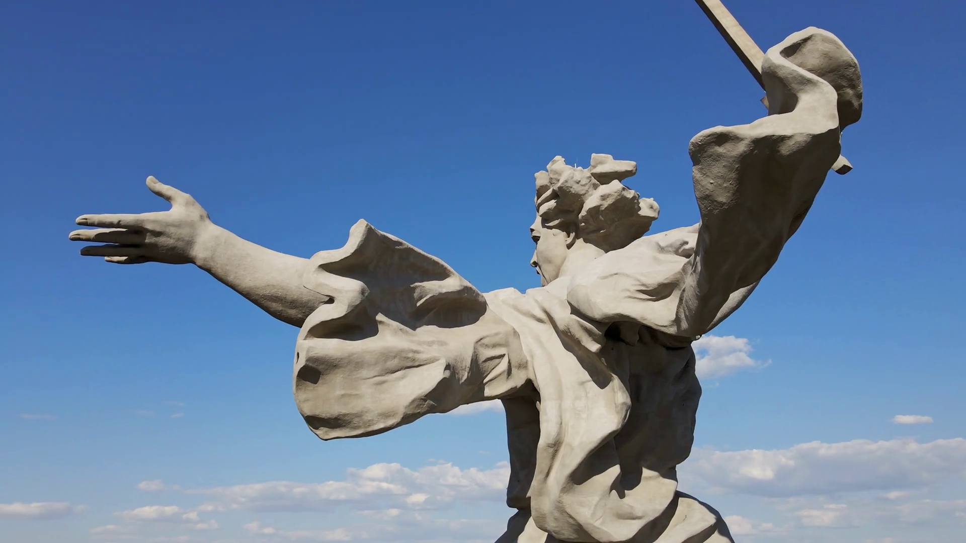 Close-up Drone View Of Epic Famous Soviet Stock Footage SBV-348767569 ...