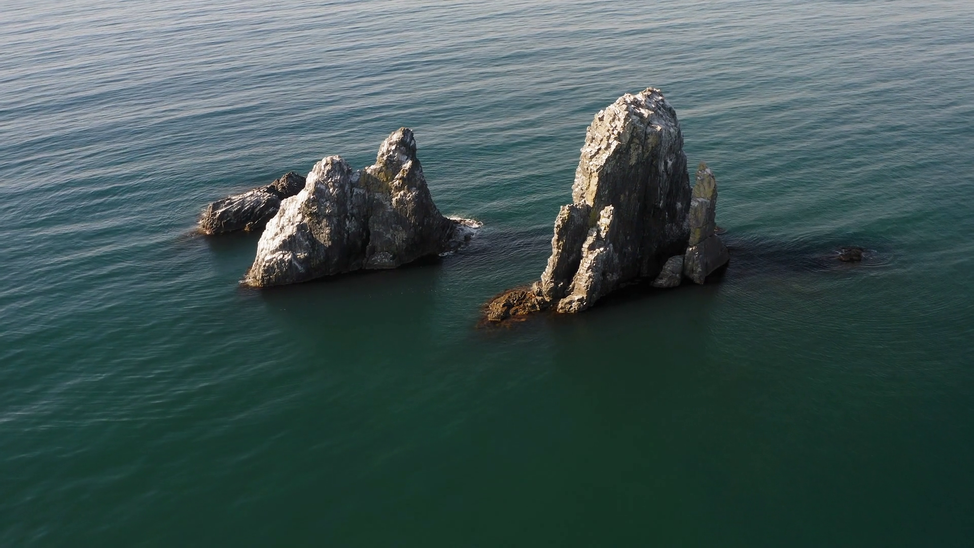 Drone View Of Sharp Cliffs In Sea Stock Footage SBV-347698129 - Storyblocks