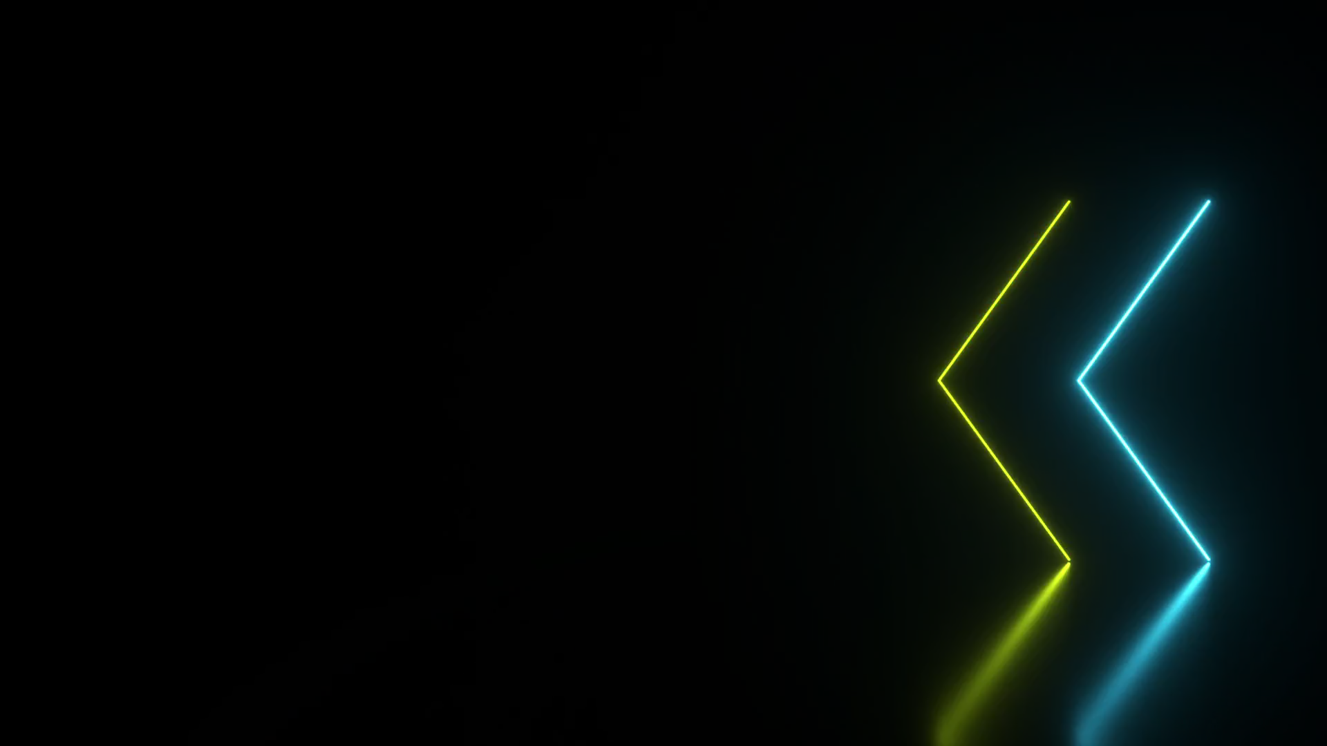 Flashing Bright Neon Arrows Light Up Go Out Stock Motion Graphics SBV ...