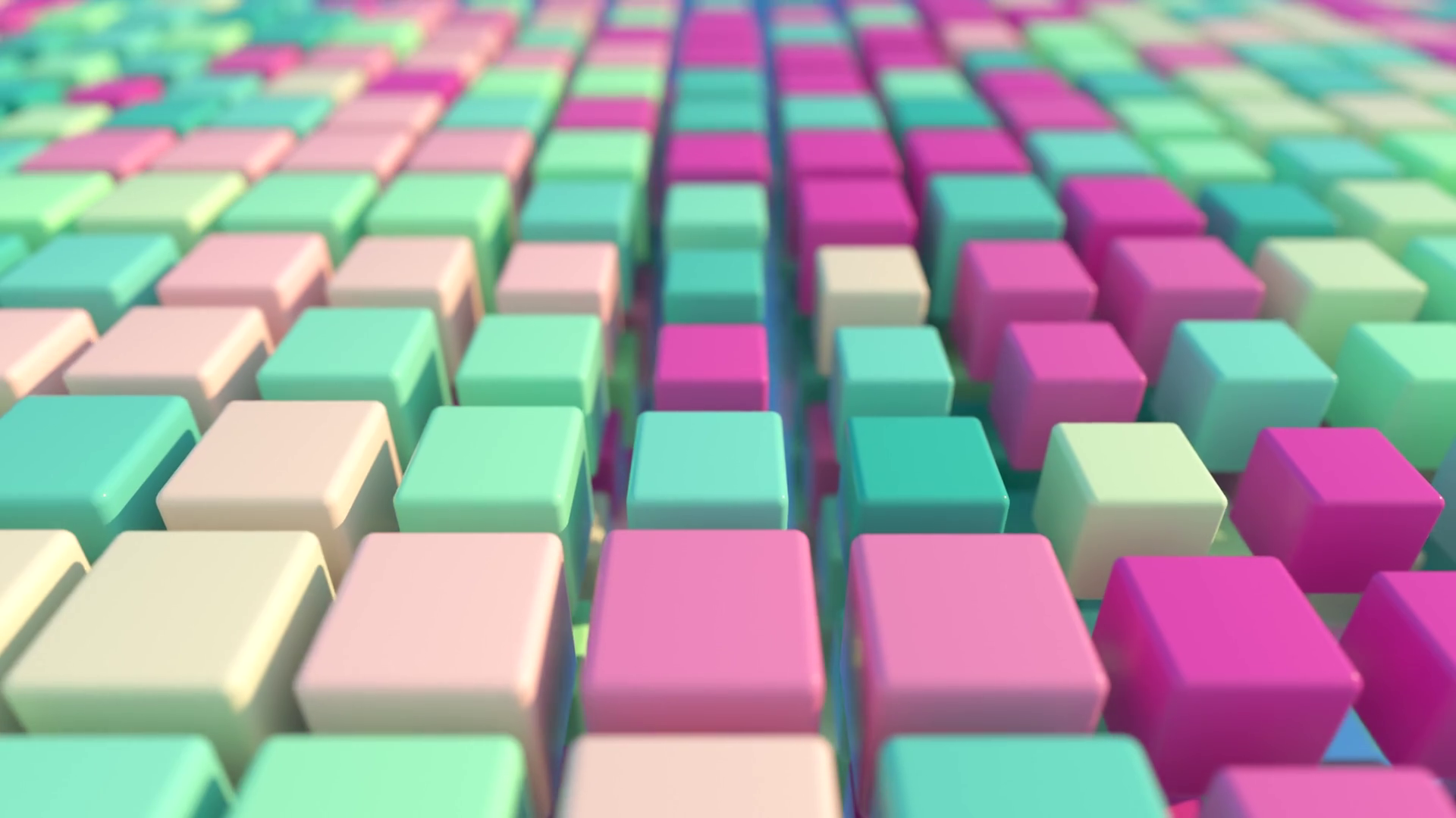 A Colorful Grid Of Three-dimensional Moving Stock Motion Graphics SBV ...