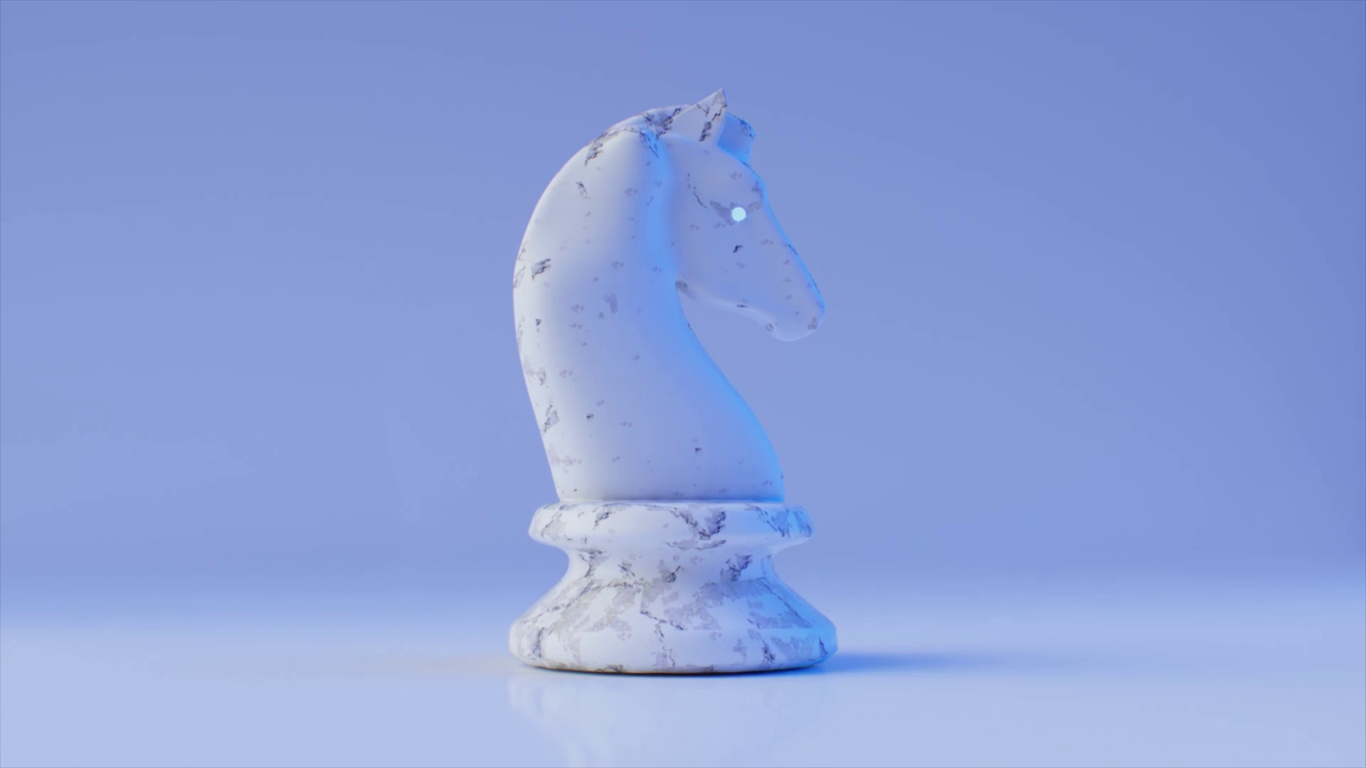 Game Concept White Marble Knight Piece Stock Motion Graphics SBV ...