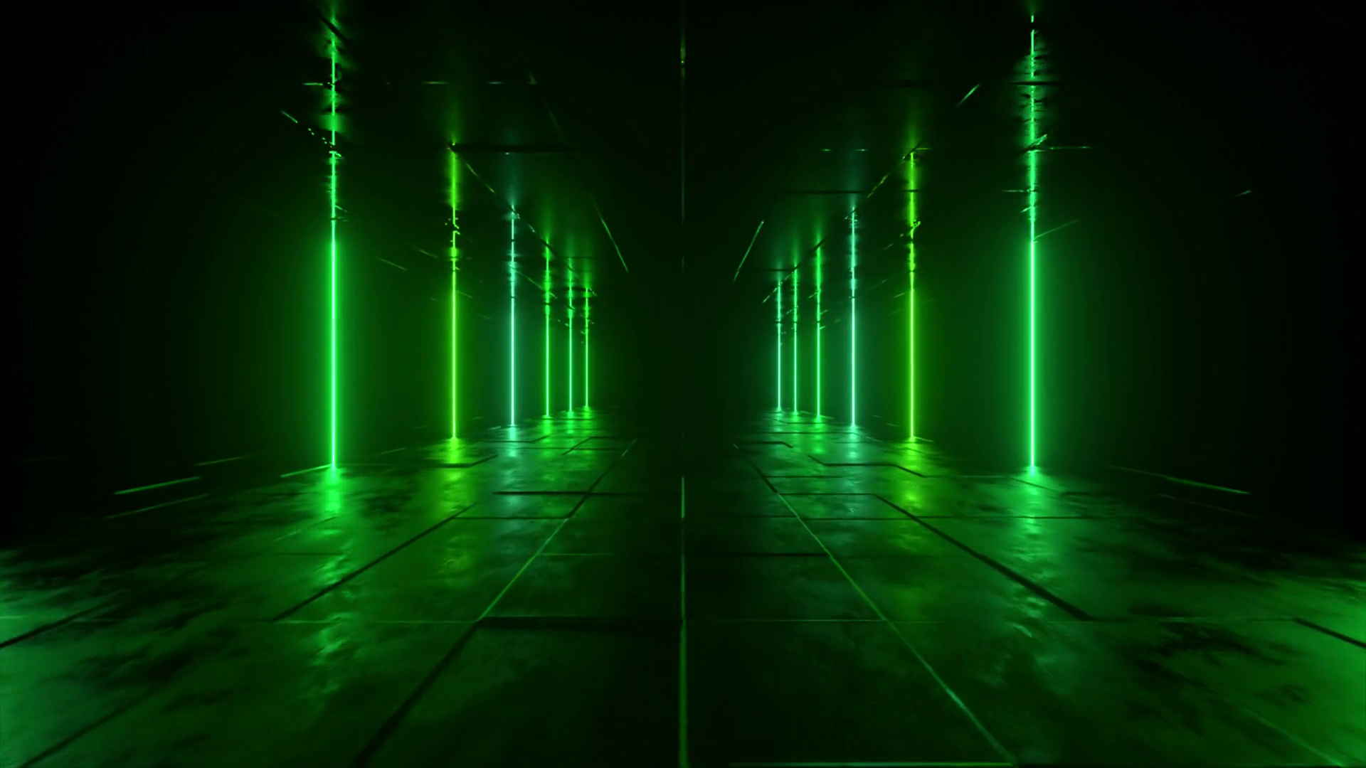 Futuristic Sci Fi Bacgkround Green Neon Stock Motion Graphics SBV ...