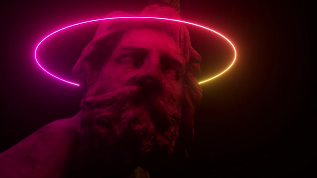 Statue | Colors motion backgrounds - Storyblocks