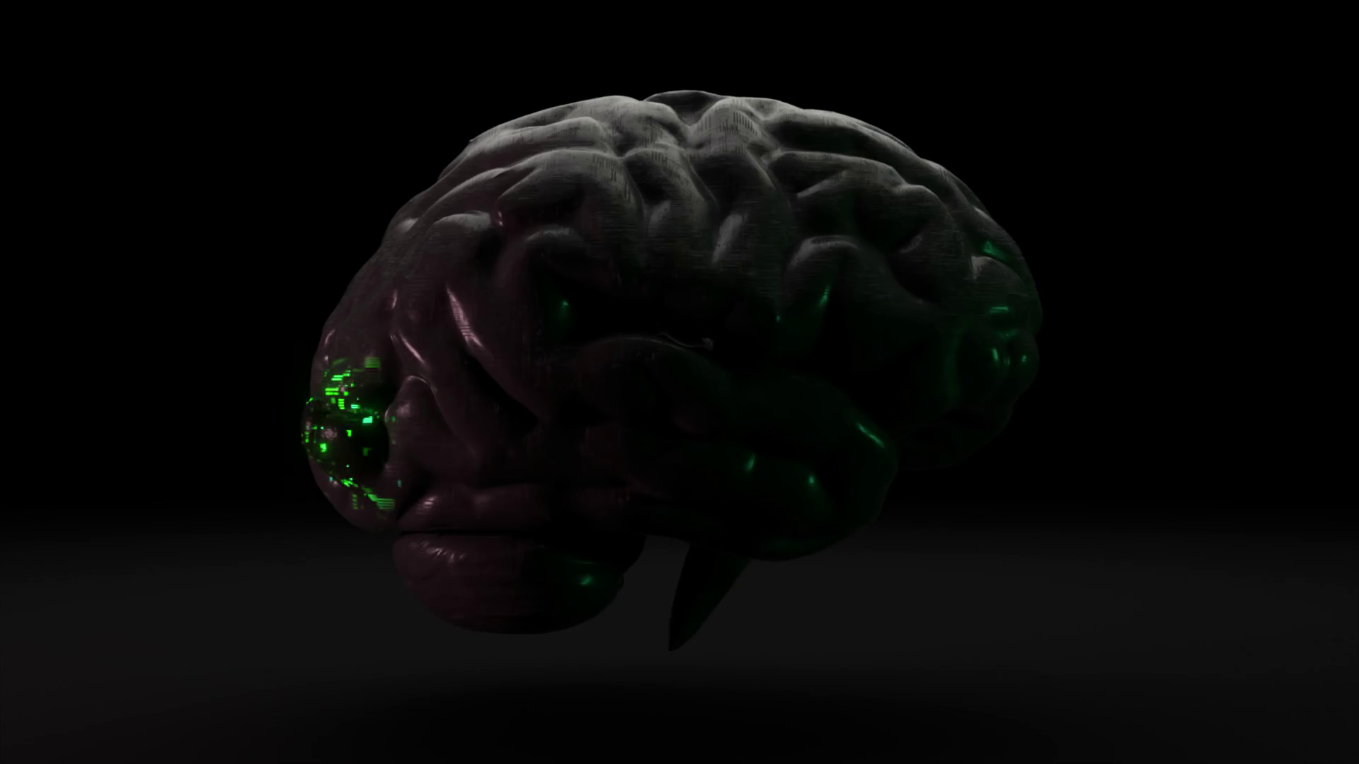 Futuristic Concept Glass Brain Emerges From Stock Motion Graphics SBV ...