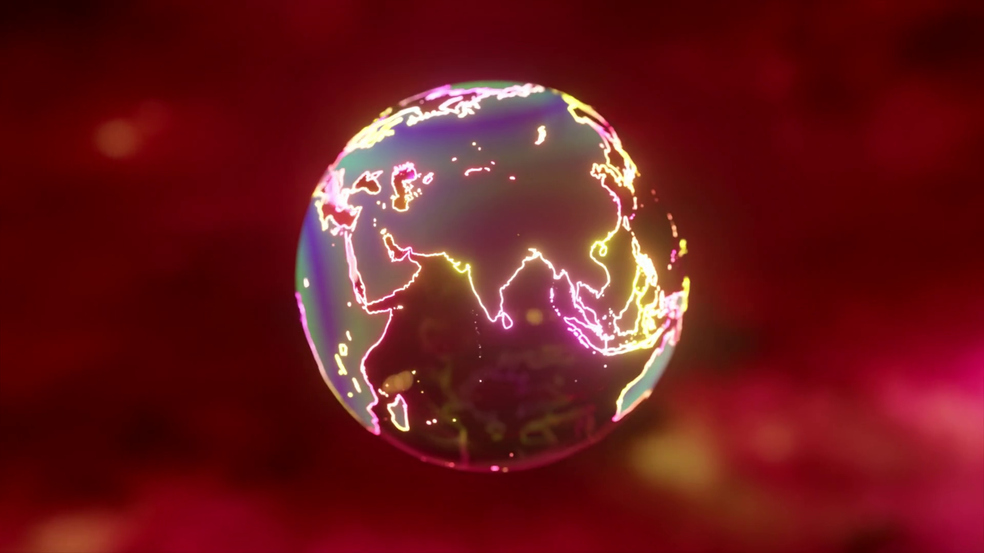 Engraved Map Of World On Crystal Ball Stock Motion Graphics SBV ...