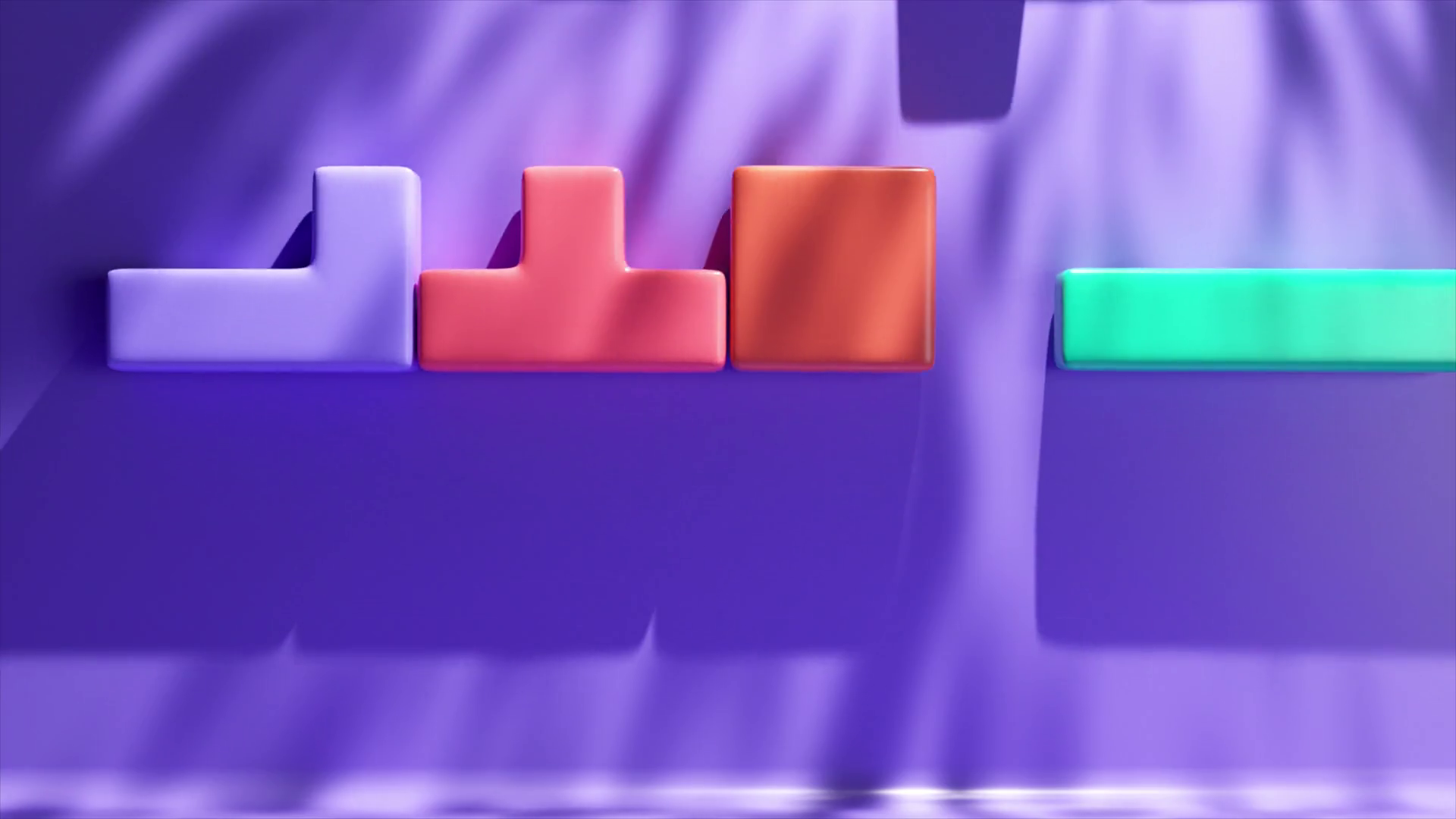 Glossy 3d Animation Of Interlocking Puzzle Stock Motion Graphics SBV ...