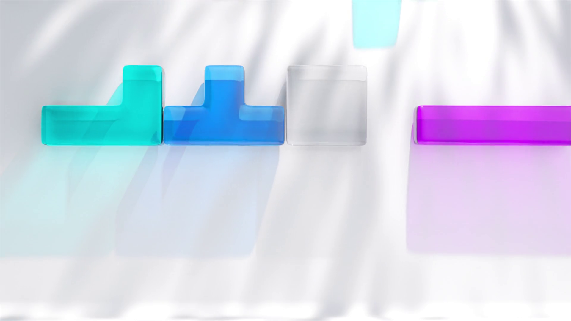 Translucent 3d Animation Of Glassy Puzzle Stock Motion Graphics SBV ...