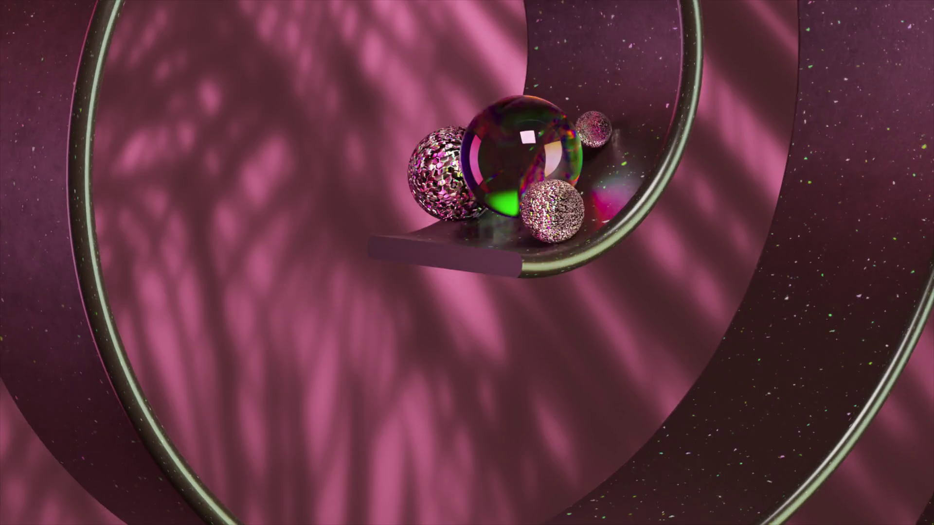 Mystical 3d Animation Of Sparkling Orbs On Stock Motion Graphics SBV ...