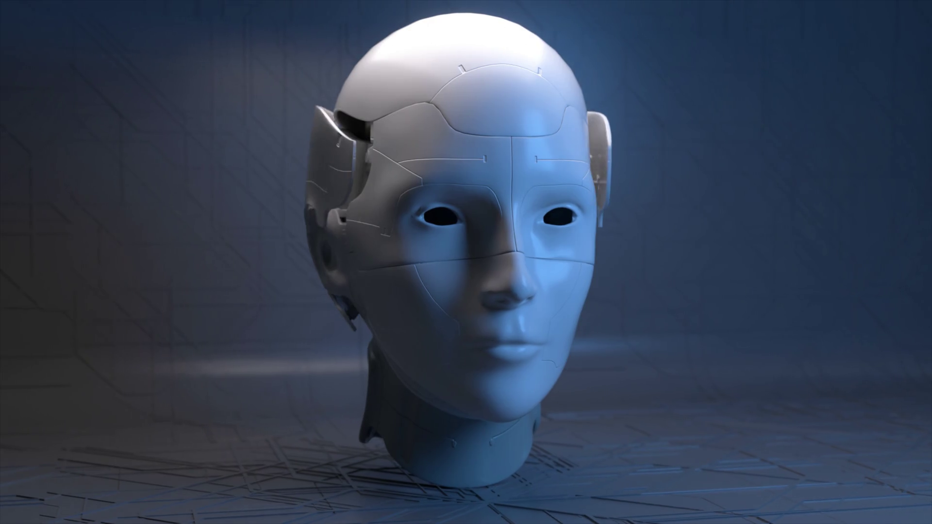 Nanotechnology Head Of Robot Opens Upper Stock Motion Graphics SBV ...