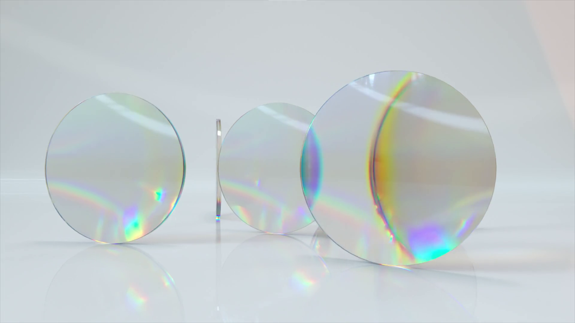 Abstract Concept Transparent Round Flat Stock Footage SBV-348425811 ...