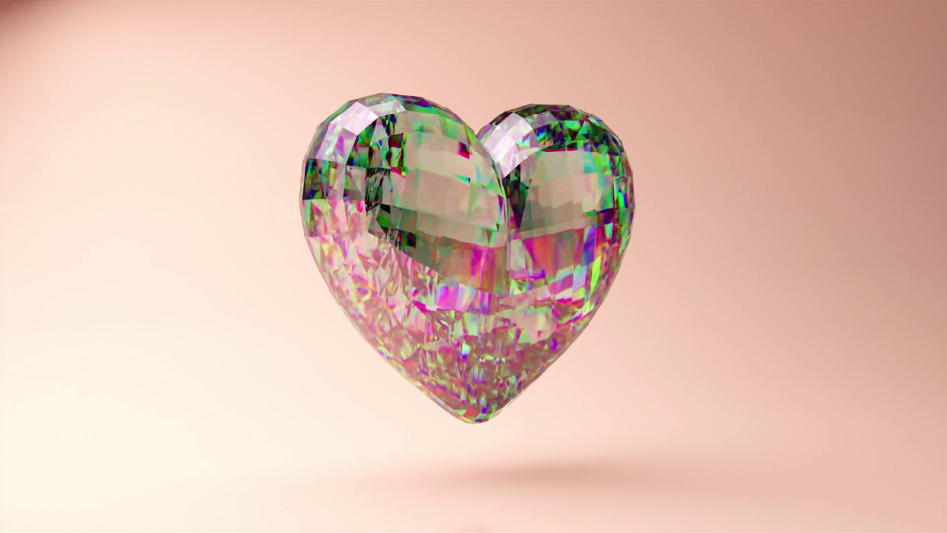 Romance Love Concept Diamond Heart Rotates Stock Footage SBV-348486291 ...
