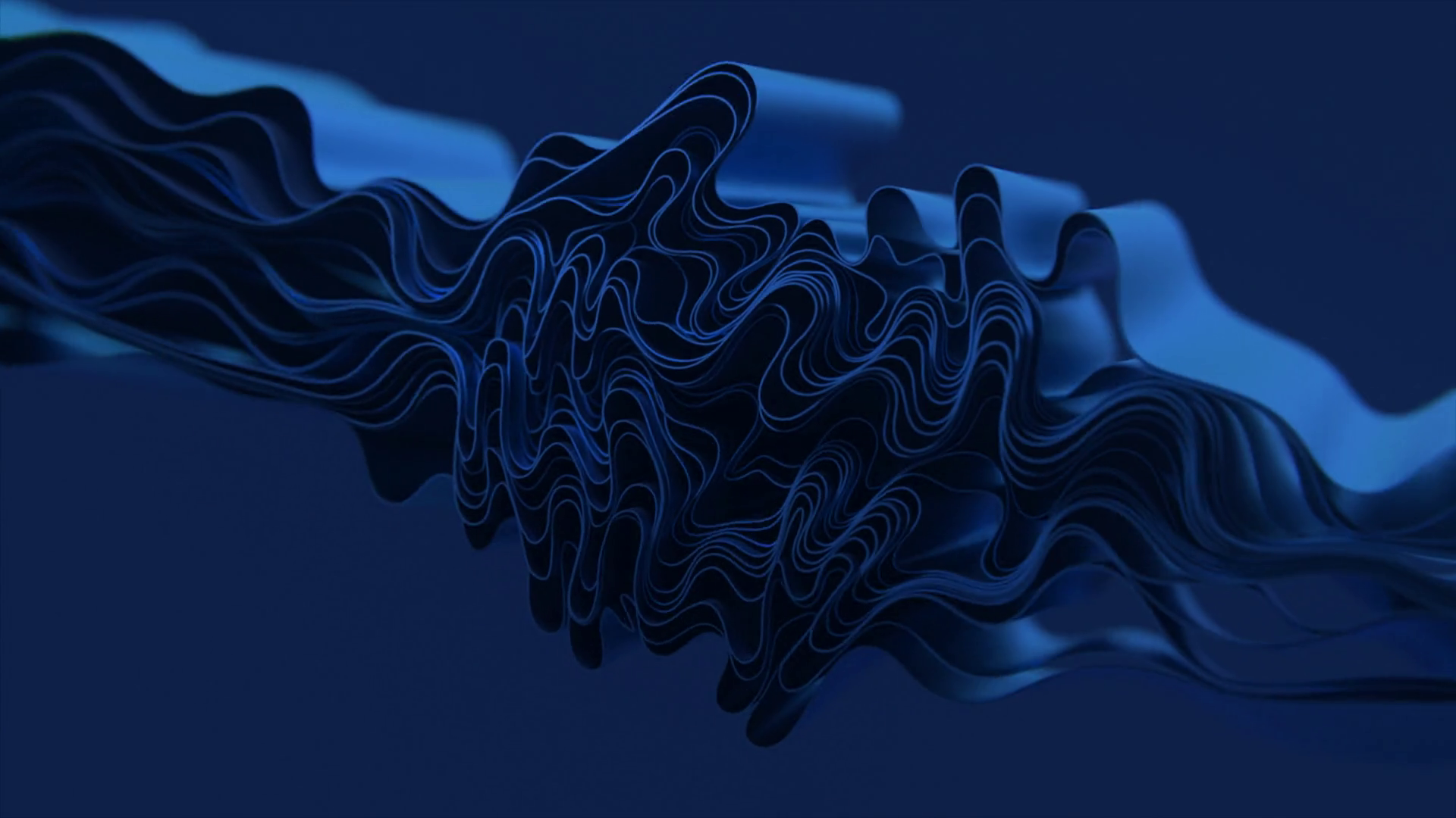 Deep Blue Waves Swirls Create Serene Fluid Stock Motion Graphics SBV-348609915 - Storyblocks