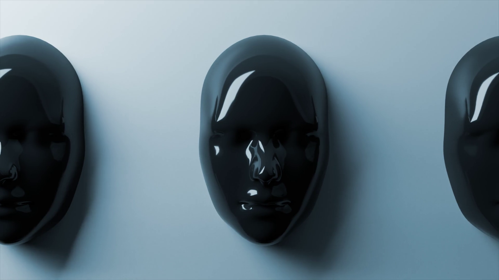 Glossy Black Masks In 3d Animation Creating Stock Motion Graphics SBV ...