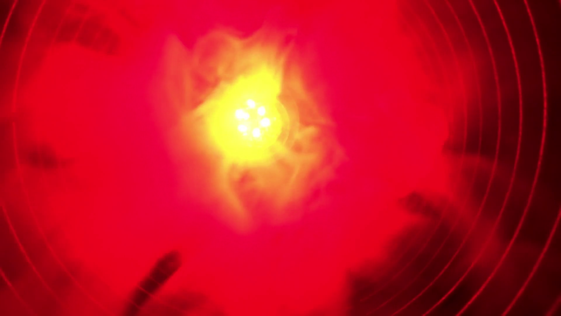 Smoke Flying On Red Light Bulb In Slow Stock Footage SBV-348392096 ...