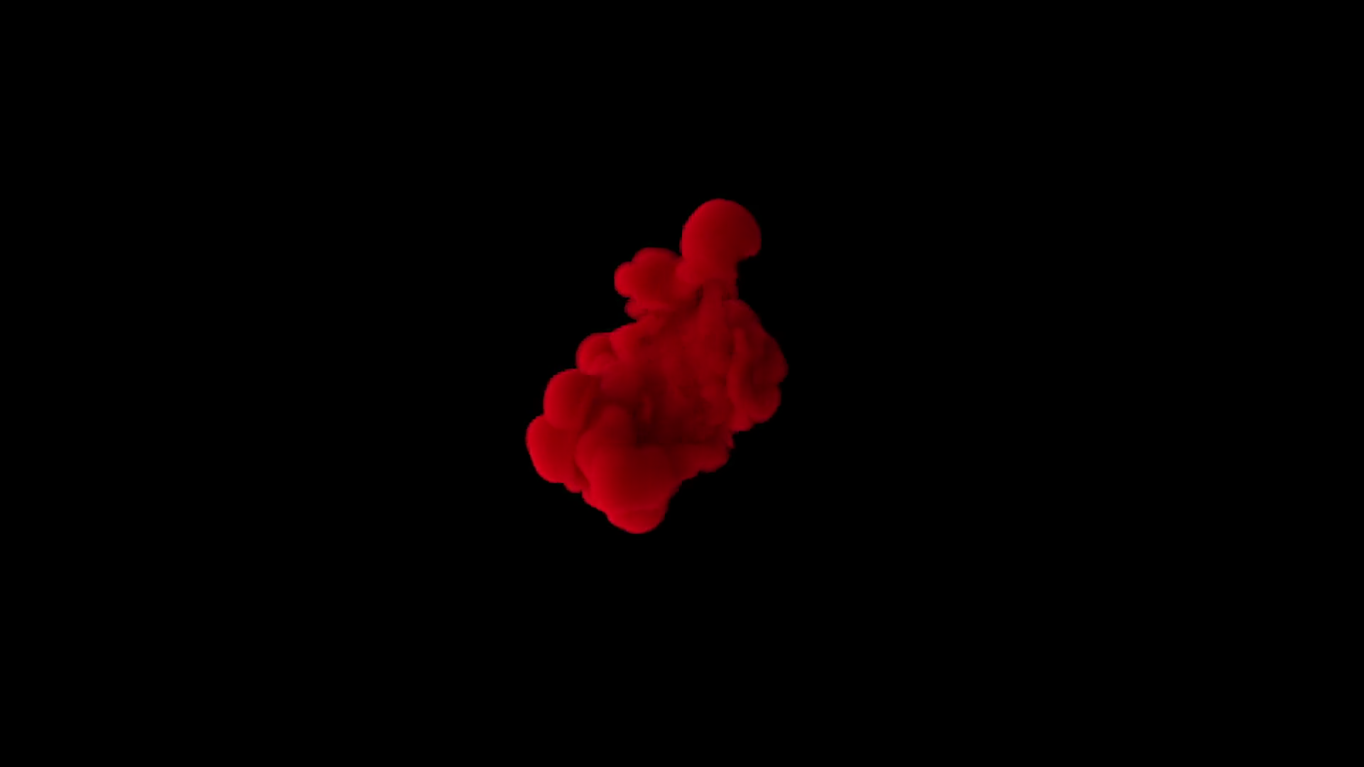 Red Ink Burst In Slow Motion On Isolated Stock Motion Graphics SBV ...