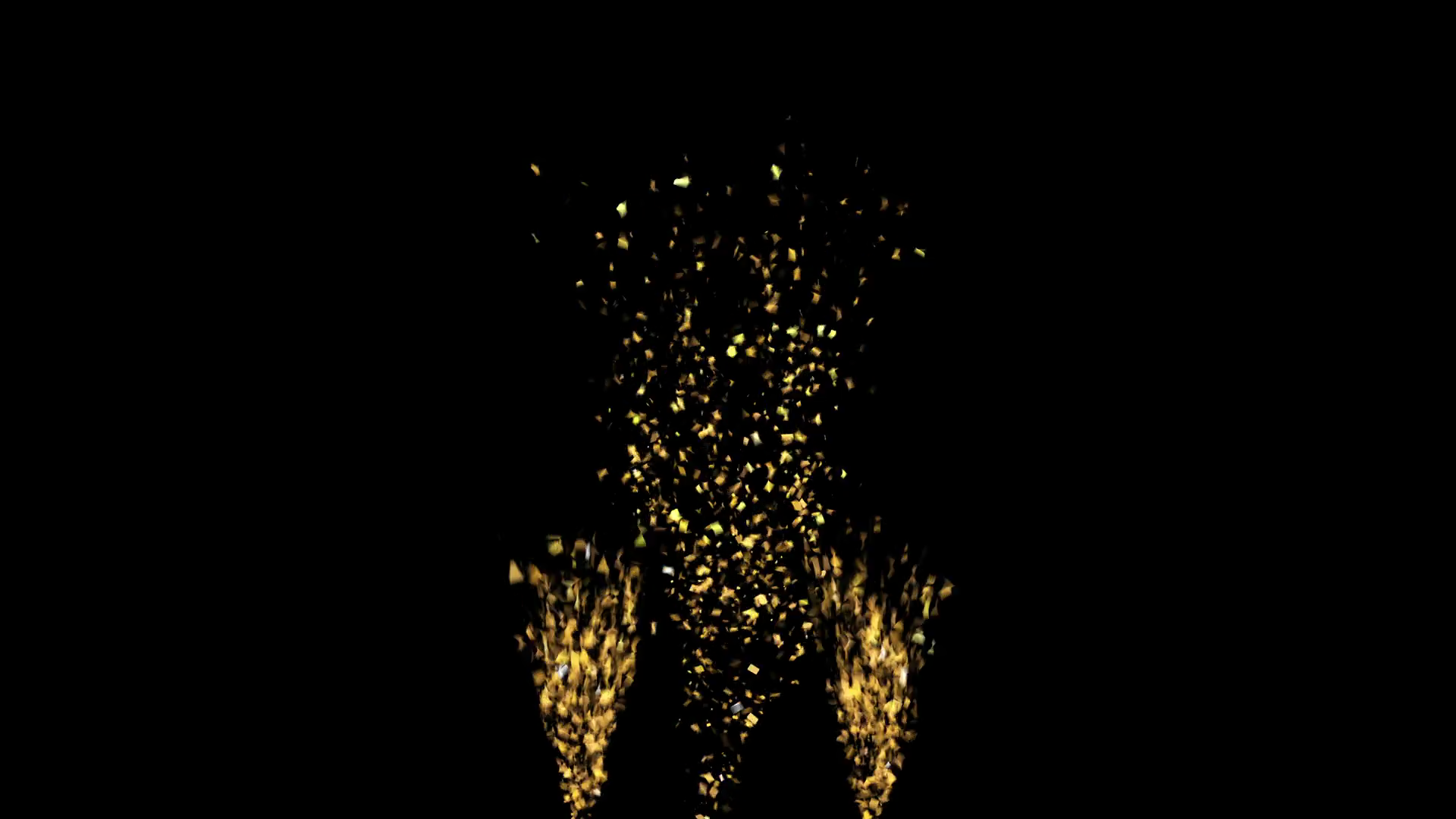 Golden Confetti Party Popper Explosions Stock Motion Graphics SBV ...