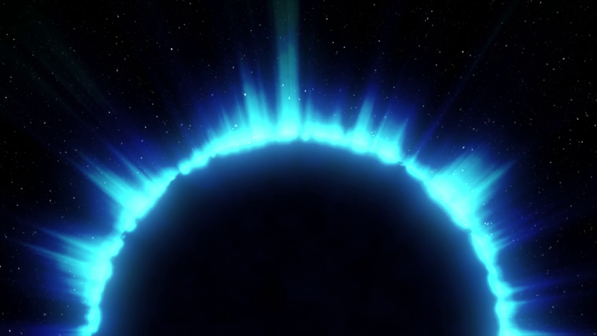 Total Blue Solar Eclipse Effect Moon Covers Stock Motion Graphics SBV ...