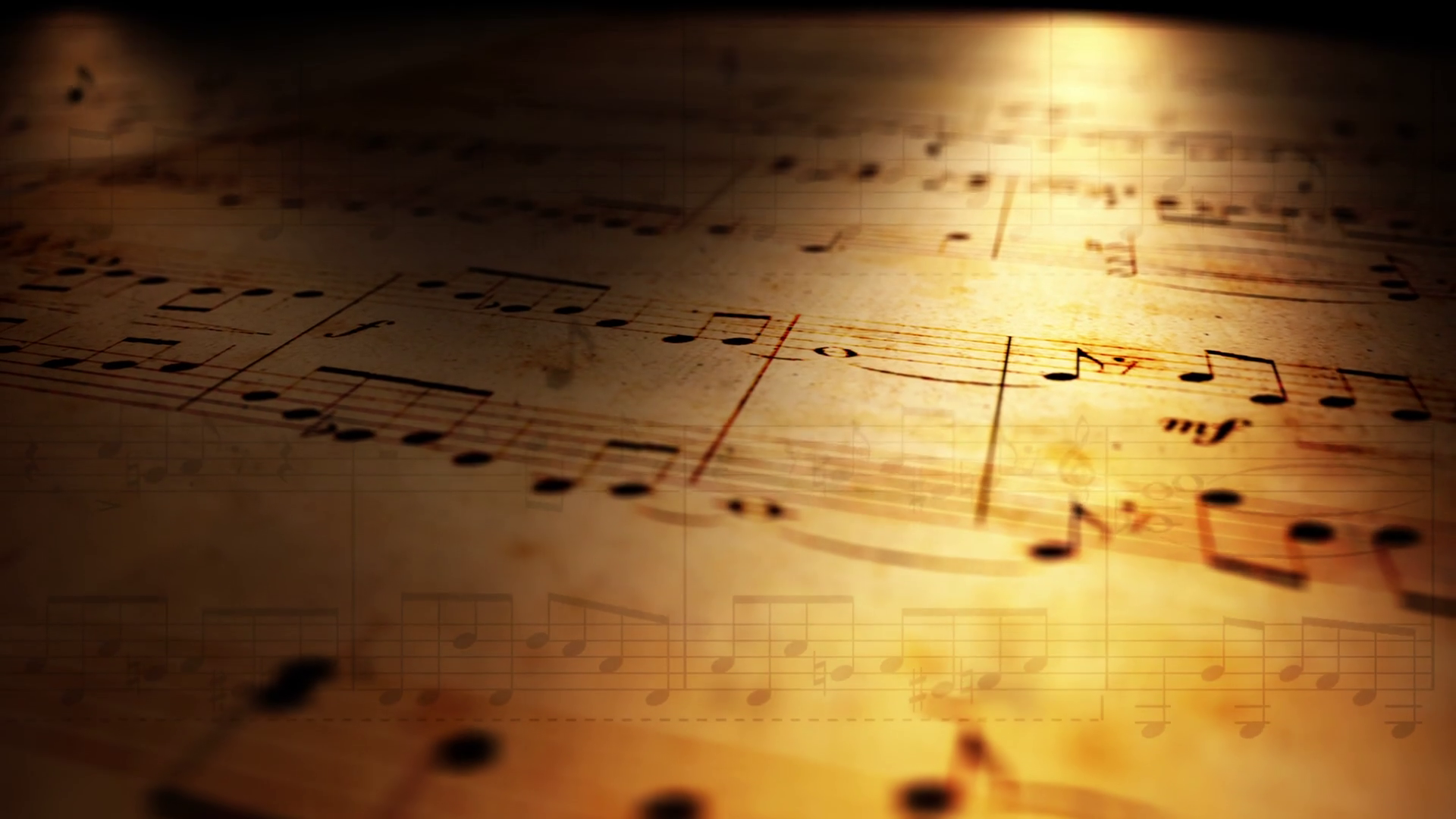 Atmospheric Music Background With Notes On Stock Motion Graphics SBV ...
