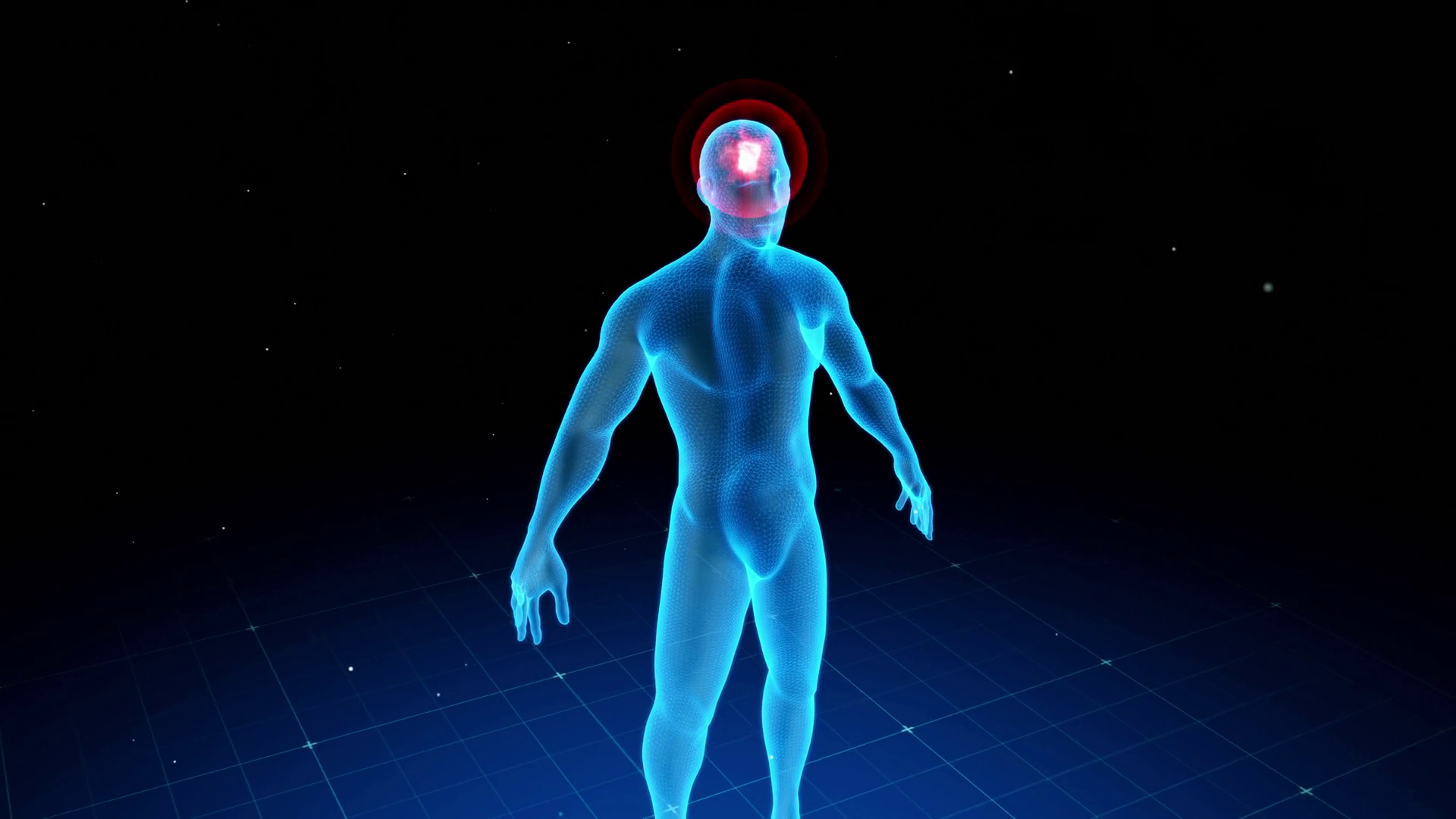 Digital Human Body With Visible Pain In Stock Motion Graphics SBV ...