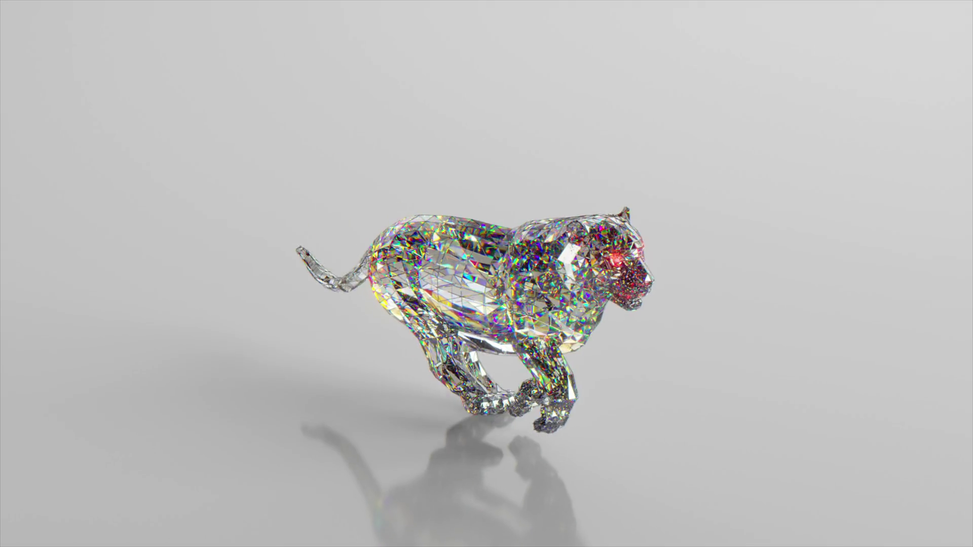 Running Diamond Cheetah Concept Of Nature Stock Motion Graphics SBV ...