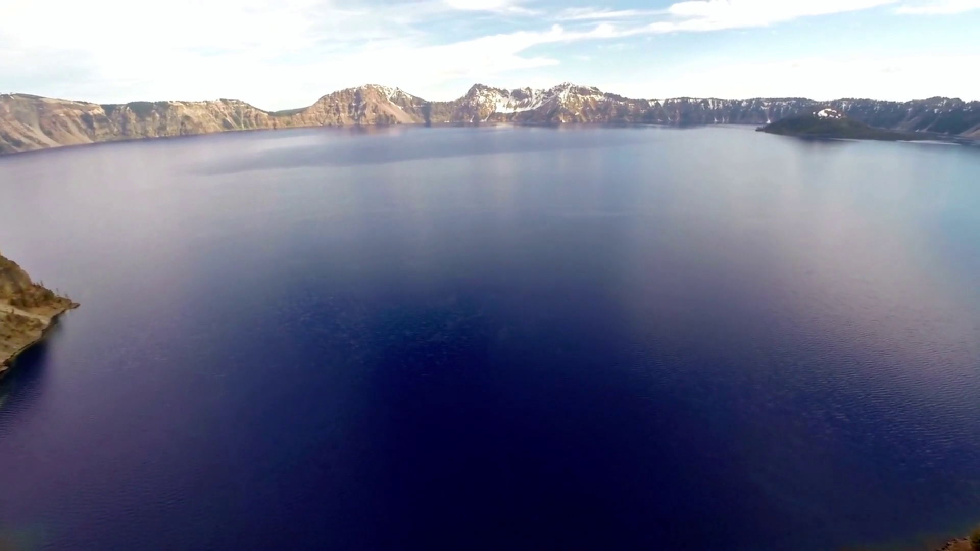Crater Lake In Oregon Is Beautiful Caldera Stock Footage SBV-352600528 ...