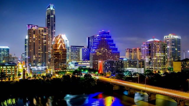 Austin At Night Stock Footage: Royalty-Free Video Clips - Storyblocks