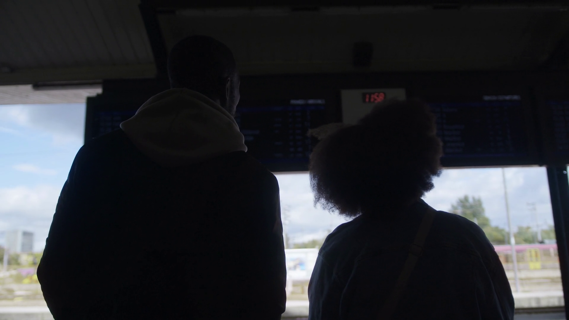 Two Passengers African American Couple Stock Footage SBV-352073487 ...