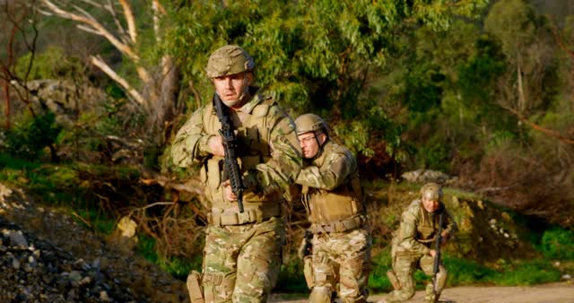 Soldier Running Stock Footage: Royalty-Free Video Clips - Storyblocks